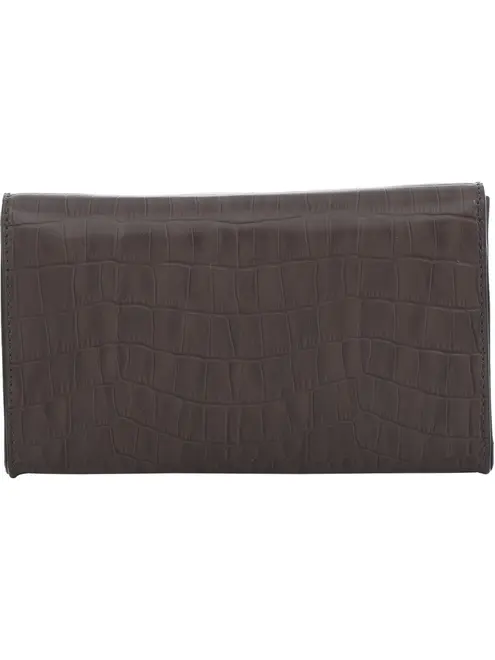 Bolsa Transversal Couro Croco Chocolate Pequena 78056.25 - Bolsa ...